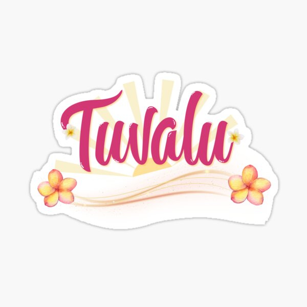 "Tuvalu" Sticker for Sale by PolyMicroMela | Redbubble