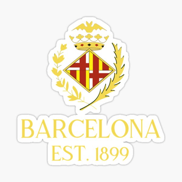 "Barcelona " Sticker for Sale by vintageshopma | Redbubble