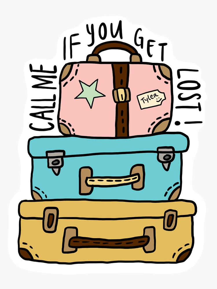 "tyler the creator CMIYGL suitcases" Sticker for Sale by gaiaduan ...