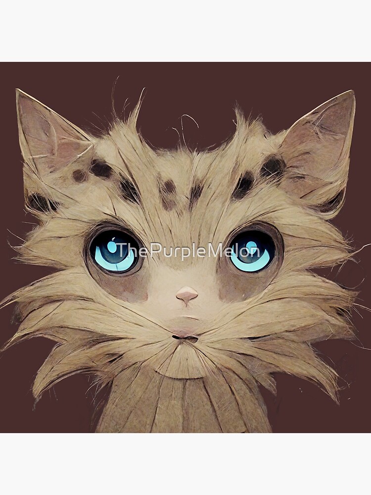 "Anime Style Maine Coon Cat" Art Print for Sale by ThePurpleMelon ...