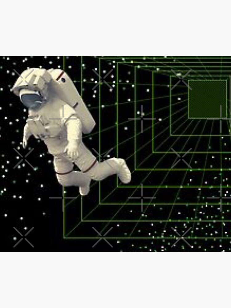 "Abstract Spaceman Digital Graphic Design Artwork " Sticker for Sale by ...