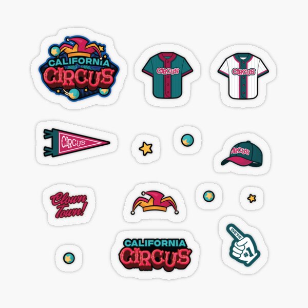 "California Circus Sticker Pack" Sticker for Sale by soivinn | Redbubble