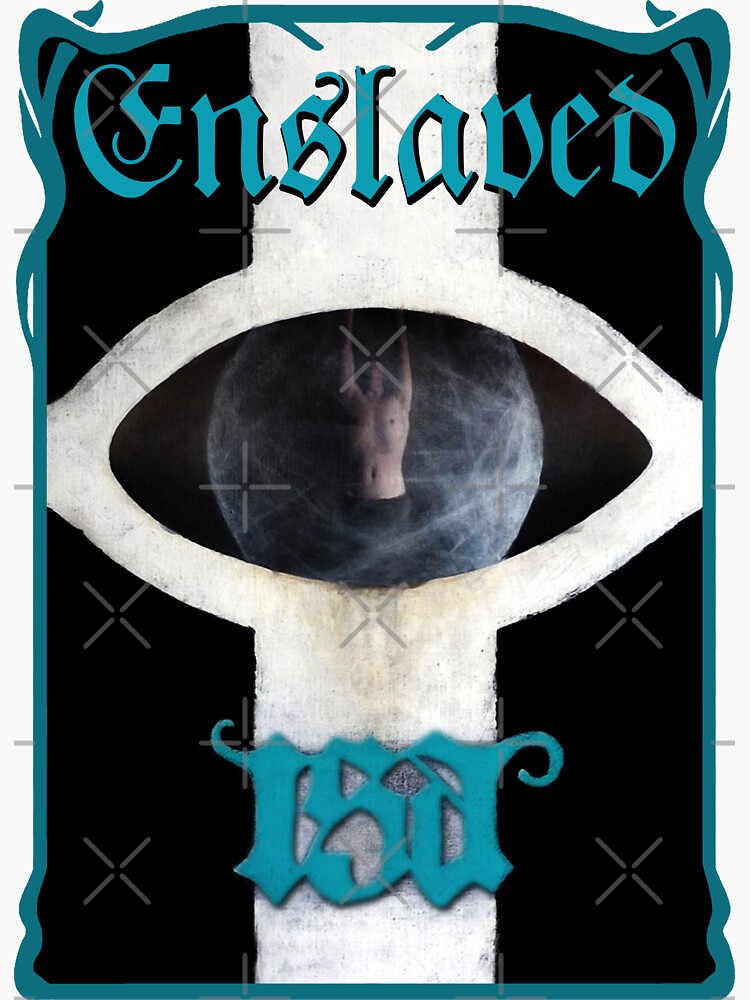 "Isa by Enslaved - Classic Old School Norwegian Black Metal" Sticker ...