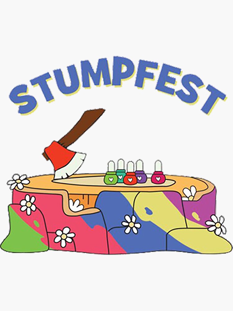 "Stumpfest 2020" Sticker for Sale by BanditFan | Redbubble