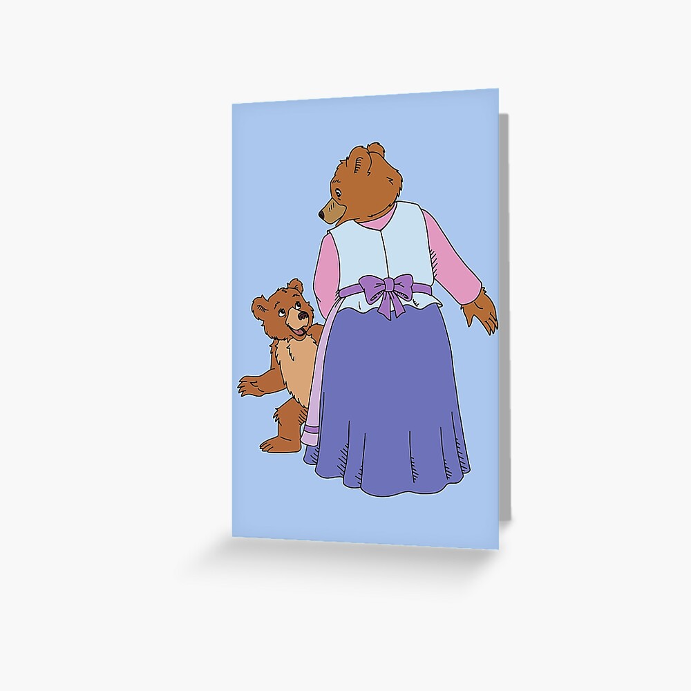 "Little Bear with mother fan art" Greeting Card for Sale by Ethereal ...