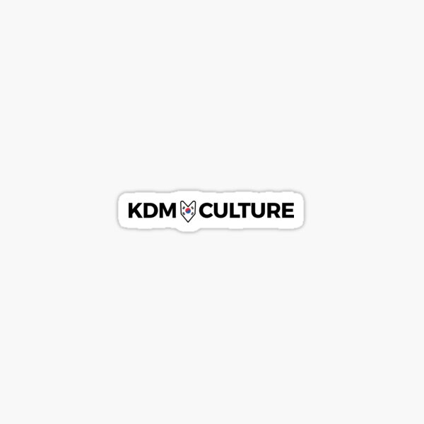 "KDM Culture" Sticker for Sale by kosmonaut- | Redbubble