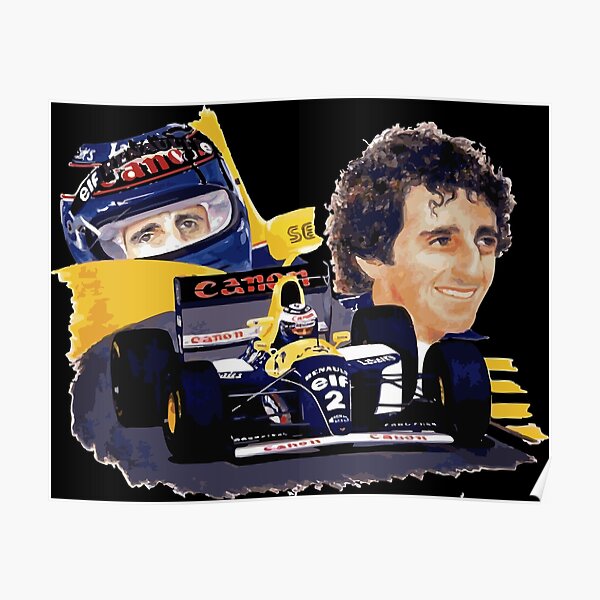 "The Amazing Alain Prost" Poster for Sale by hilpershop | Redbubble