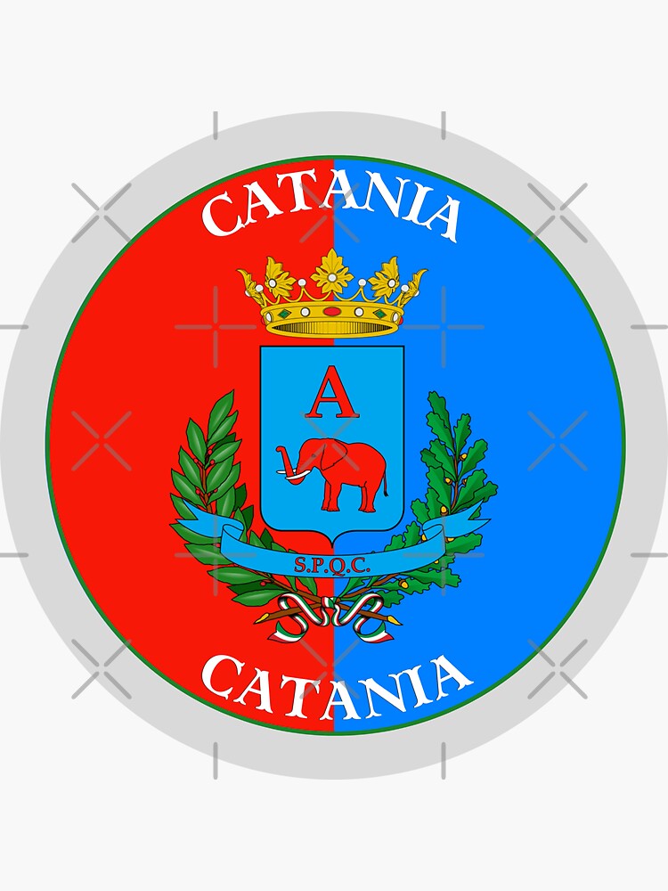 "City of Catania" Sticker for Sale by FedSherDesign | Redbubble