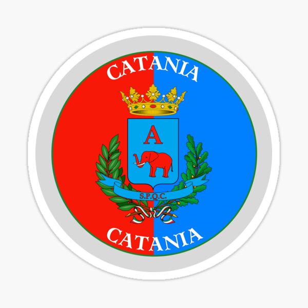 "City of Catania" Sticker for Sale by FedSherDesign | Redbubble