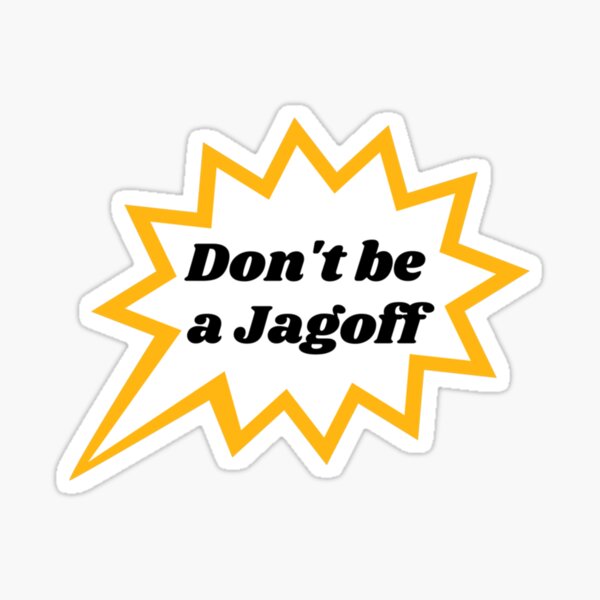 "Pittsburgh Don_t Be A Jagoff Word Bubble Retro Shirts s " Sticker for ...