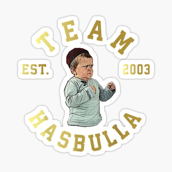 "Hasbulla, Team MMA Hasbulla Fight Meme, Hasbulla Hasbullah" Sticker ...