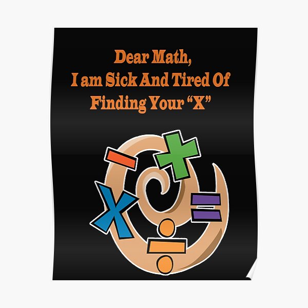 "How to do math funny quote" Poster for Sale by ThariArt | Redbubble