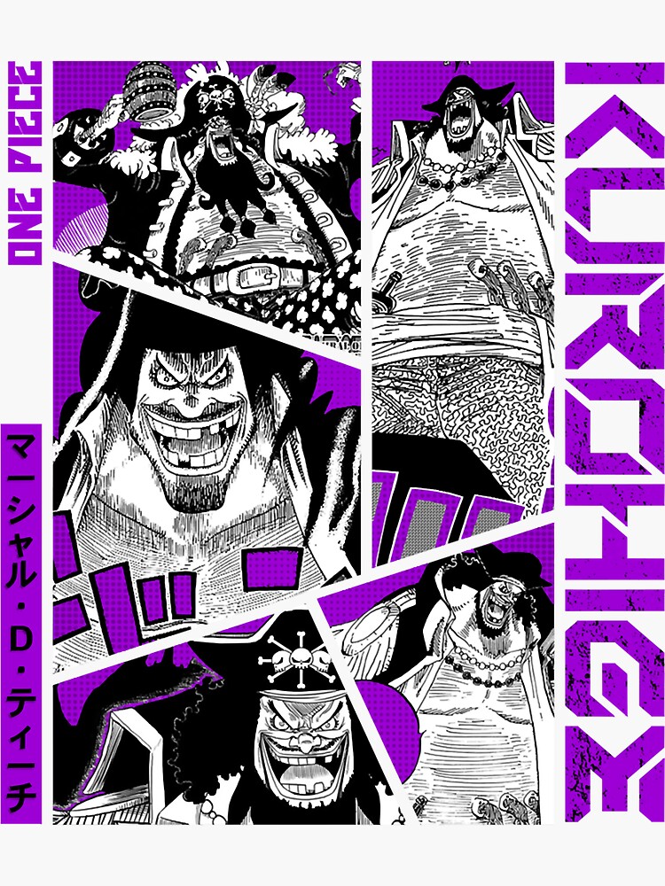 "Kurohige One Piece" Sticker for Sale by Jacqueline4546 | Redbubble