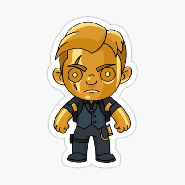 "Midas Boy" Sticker for Sale by MitchellLyric | Redbubble