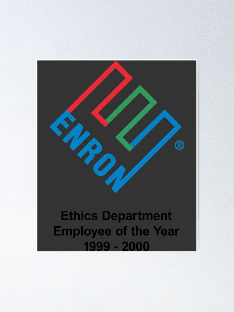 Póster «Empleado del Año del Departamento de Ética de Enron» de ...