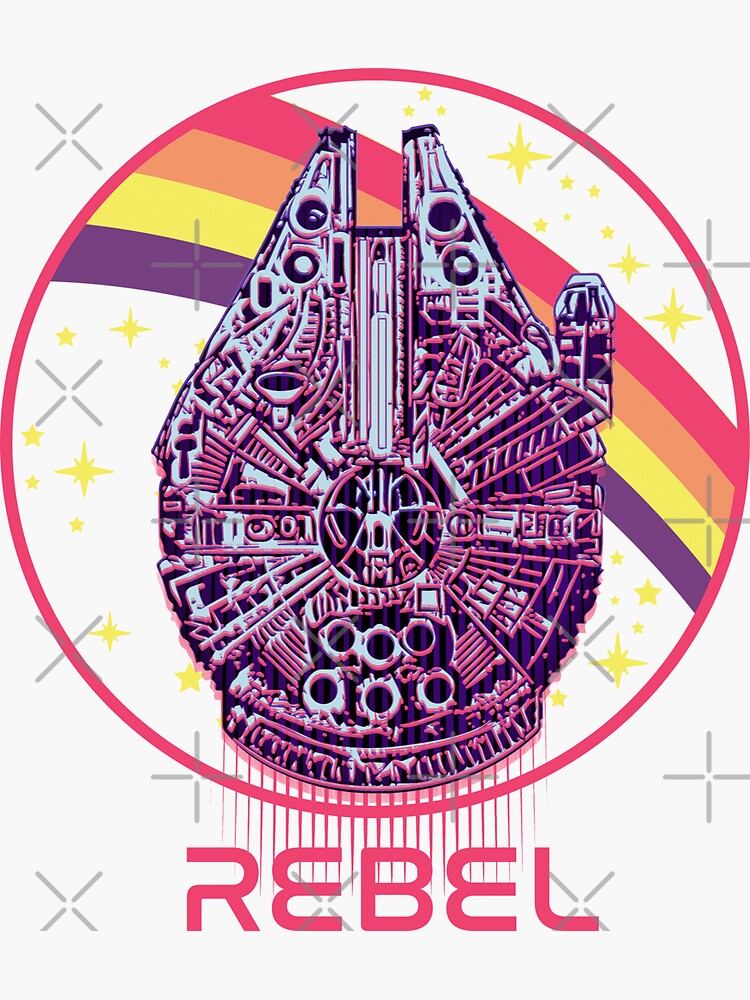 "rebel" Sticker by sambuko | Redbubble