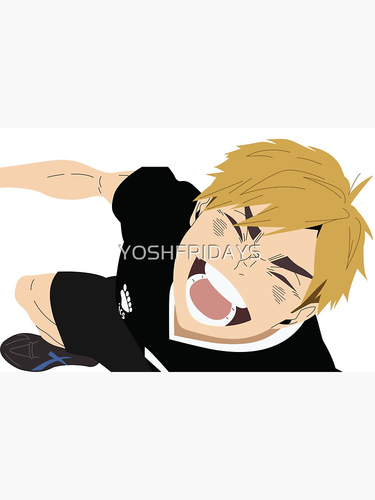 "HI-RES HAIKYUU!! Atsumu Laugh" Sticker for Sale by YOSHFRIDAYS | Redbubble