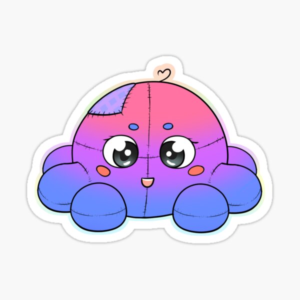 "patchy sticker (bi pride)" Sticker for Sale by FerretPhoenix | Redbubble