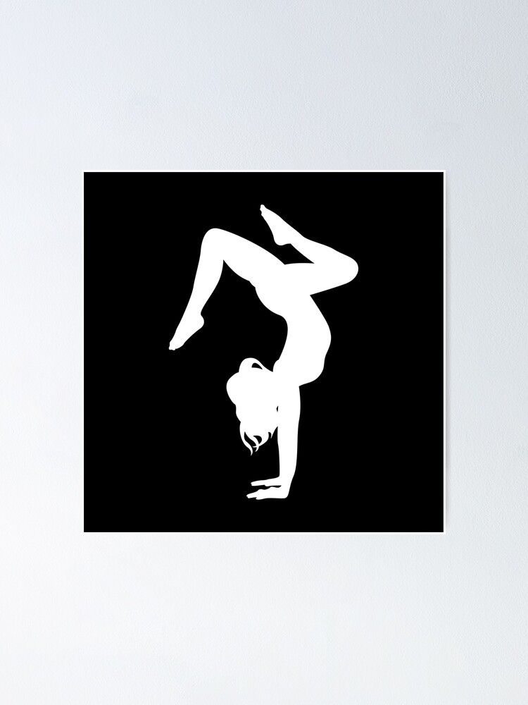 "My handstand drawing" Poster for Sale by Blondiabshop | Redbubble