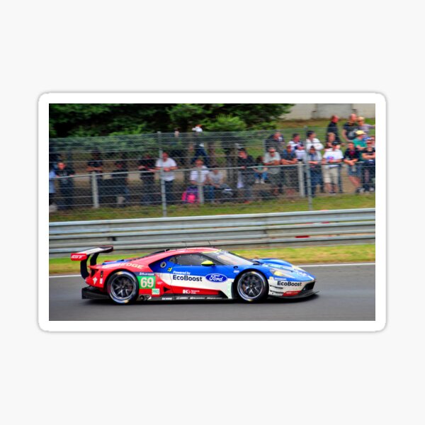 "Ford GT Motorsport Racing Action" Sticker for Sale by AndyEvansPhotos ...