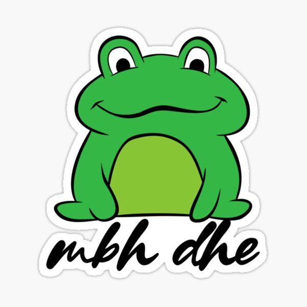 "Mbh dhe " Sticker for Sale by HalleStamm | Redbubble