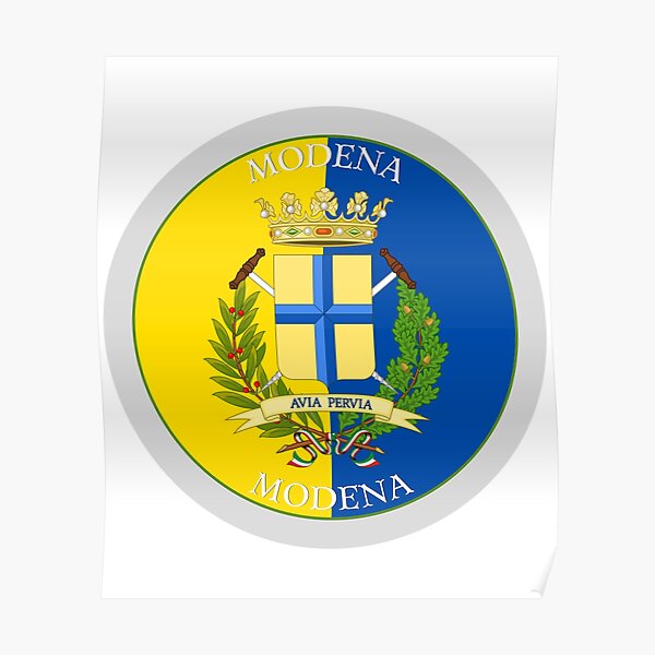 "City of Modena" Poster for Sale by FedSherDesign | Redbubble