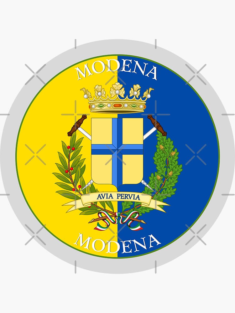 "City of Modena" Sticker for Sale by FedSherDesign | Redbubble