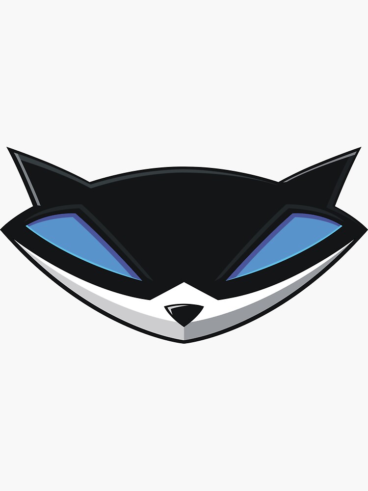 "Sly Cooper Logo" Sticker for Sale by SilverStorm100 | Redbubble