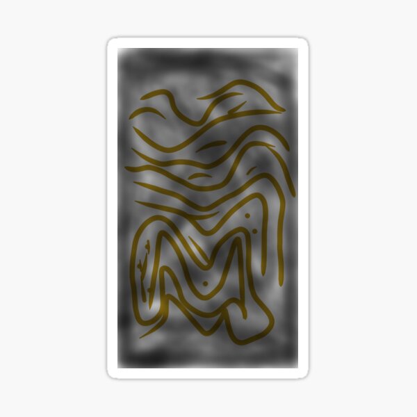 "Drawing.Lines.Black" Sticker for Sale by ofua777syskama | Redbubble