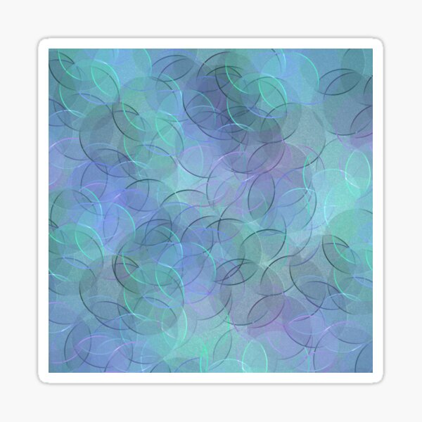 "Circle Chains" Sticker for Sale by missoundream | Redbubble