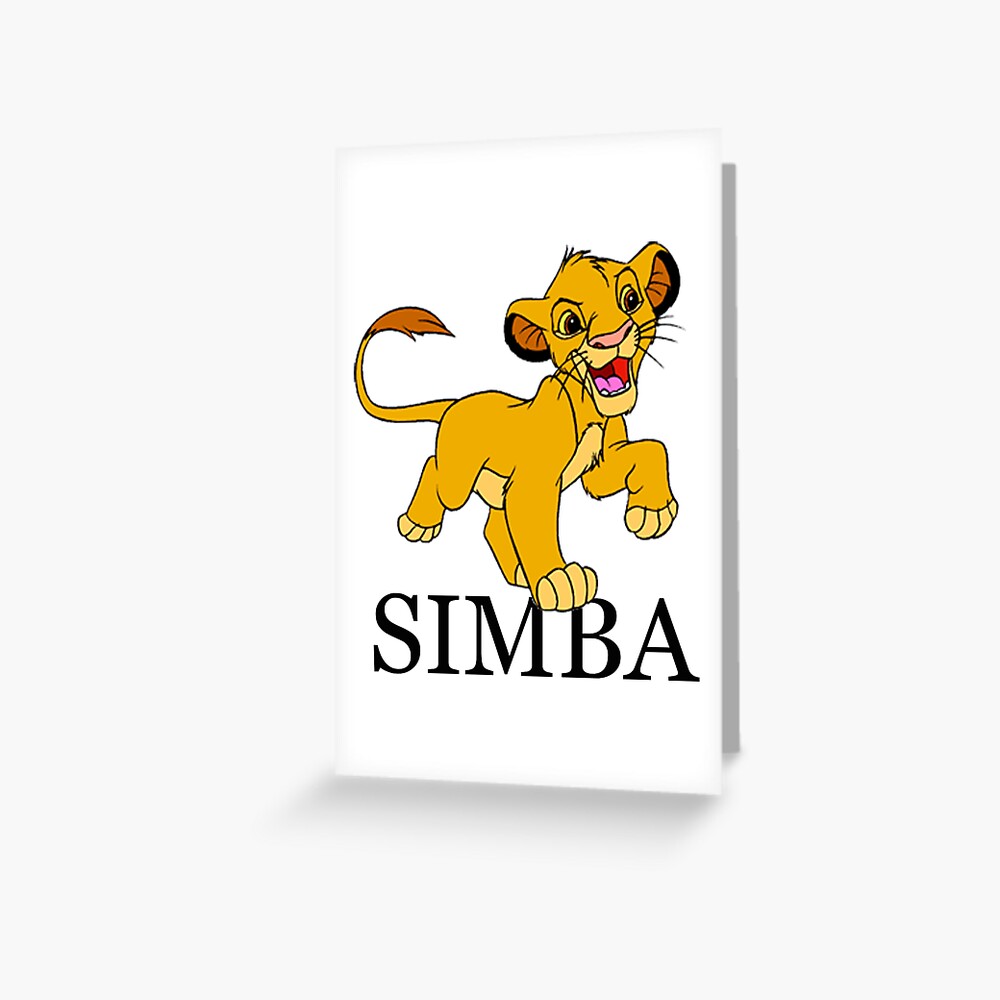"SIMBA" Sticker for Sale by Windyy1 | Redbubble