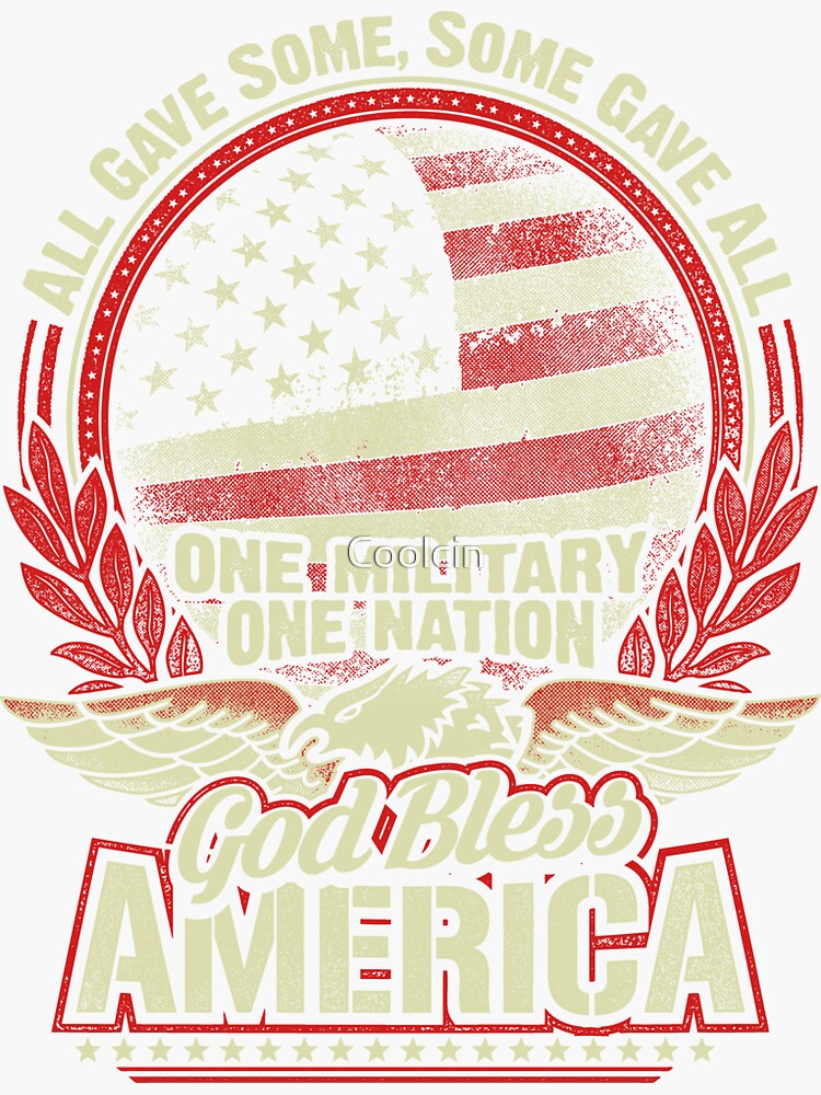 "All Gave Some, Some Gave All" Sticker for Sale by Coolcin | Redbubble