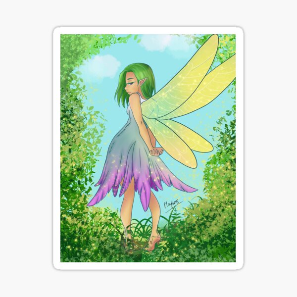 "Pixie" Sticker for Sale by KirkeMaglore | Redbubble