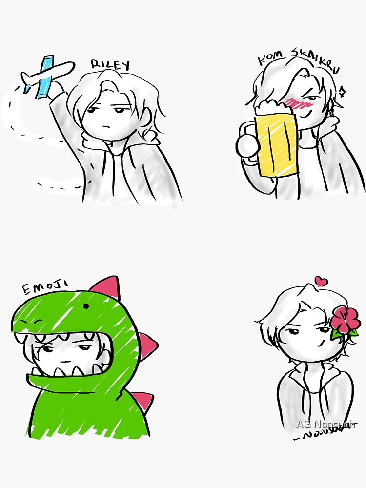 "Riley Emoji Board" Sticker by NonsuchTheFirst | Redbubble