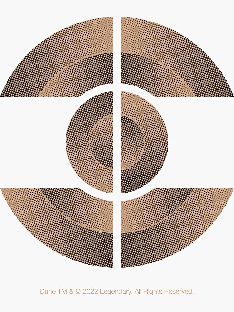 "Dune Fremen symbol" Sticker for Sale by DCollective985 | Redbubble