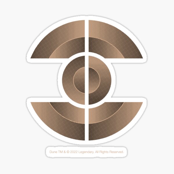 "Dune Fremen symbol" Sticker for Sale by DCollective985 | Redbubble