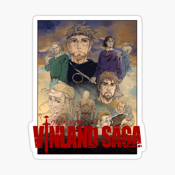 "Vinland Saga Season 2" Sticker for Sale by Dark-Magician-Y | Redbubble