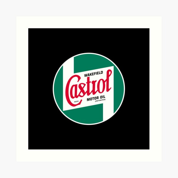 "vintage castrol oil logo" Art Print for Sale by mars21657 | Redbubble