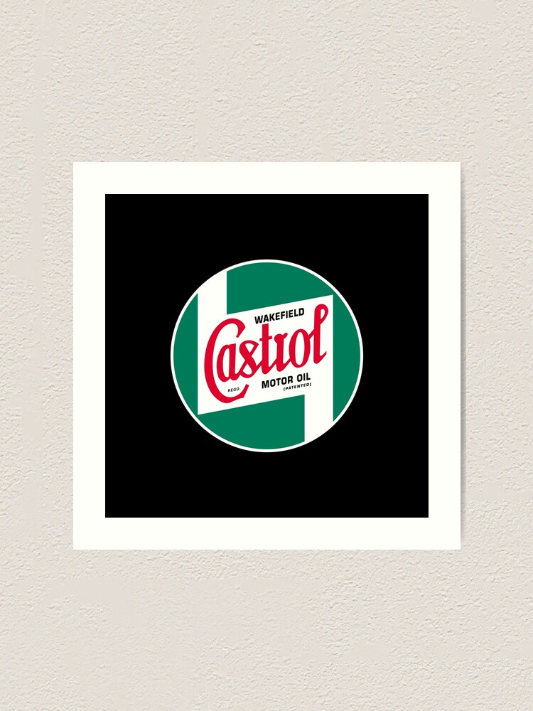 "vintage castrol oil logo" Art Print for Sale by mars21657 | Redbubble