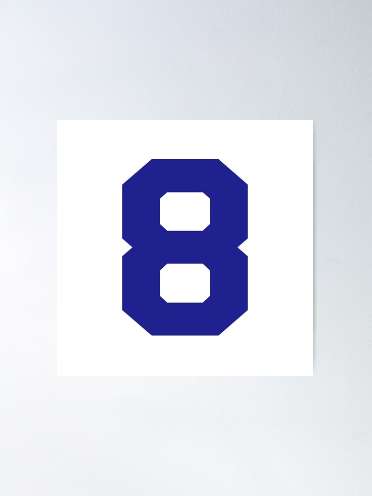 Number 8 Blue Large Blue Number 8 Balloon | The Wow Shop