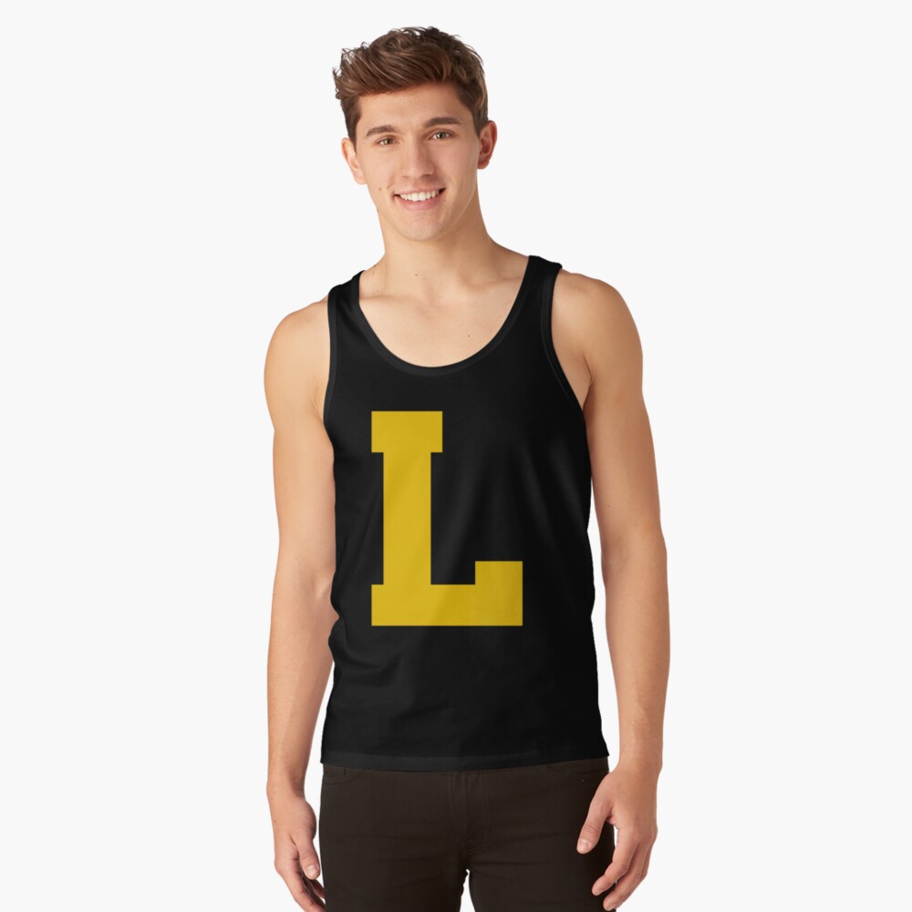 "Alphabet, Yellow L, Sports letter L" Sticker for Sale by TheCultStuff ...