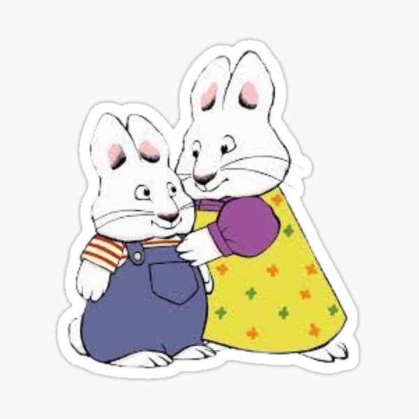 "Max and Ruby" Sticker for Sale by Zwosh | Redbubble