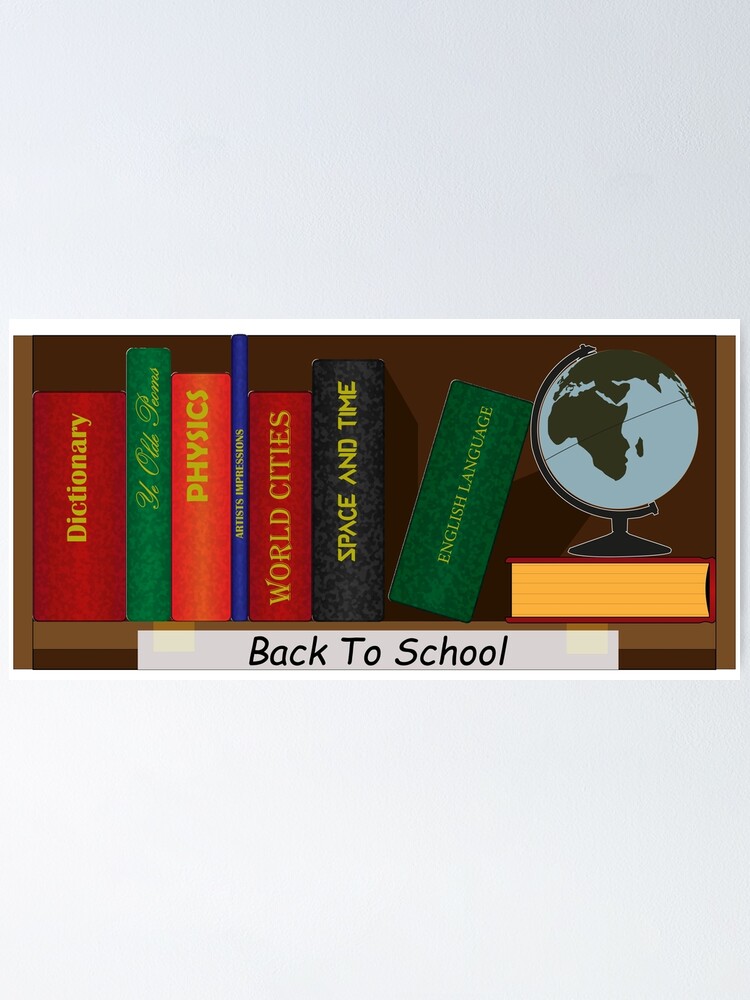 "back to school library" Poster for Sale by ALICIALEE6 | Redbubble