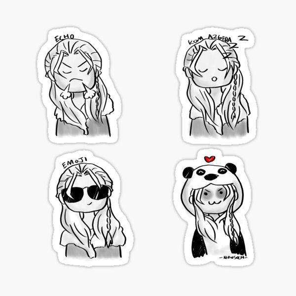 "Echo Emoji Board" Sticker for Sale by AG Nonsuch | Redbubble