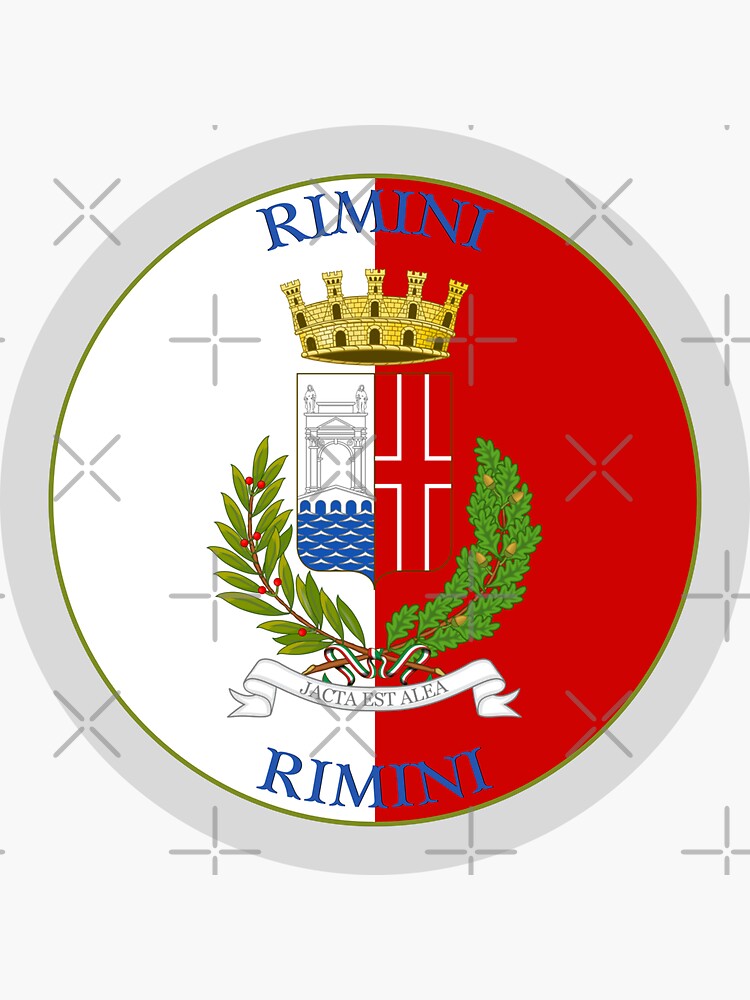 "City of Rimini" Sticker for Sale by FedSherDesign | Redbubble