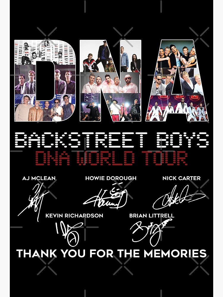 "Dna Backstreet Boys Dna World Tour Thank You For The Memories ...