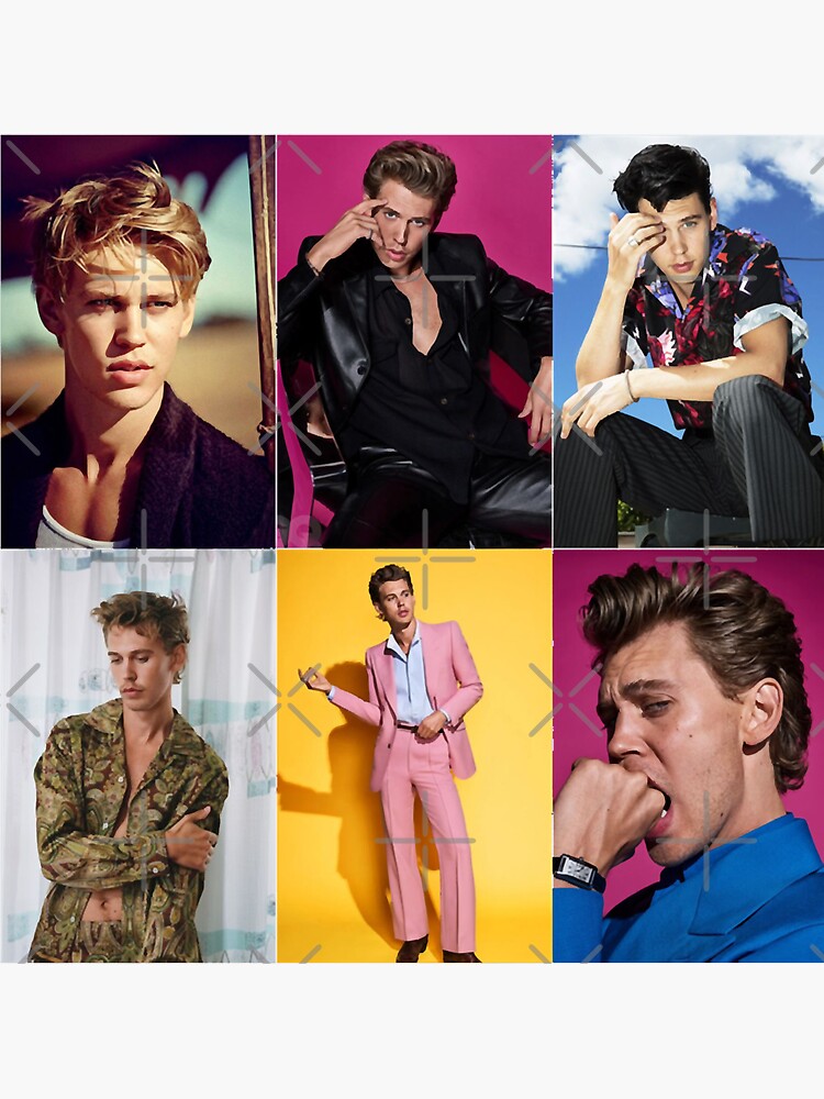 "Role-Playing Idolize Many Roles Austin Butler Gift For Fans" Sticker ...