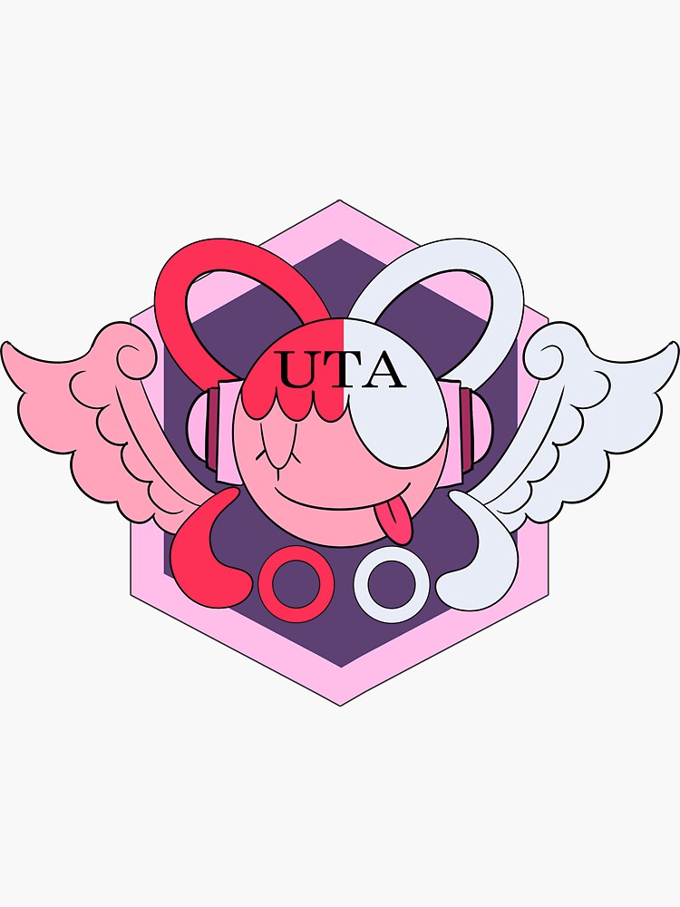 "one piece red Uta " Sticker for Sale by MoriaDoesArt | Redbubble