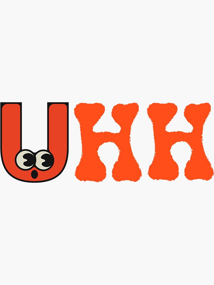 "This design features a uhhhhhh." Sticker for Sale by emifailshop ...