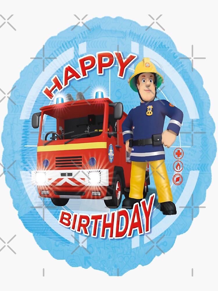 "Love Funny Man Cartoon Fireman Names For Sam Children Cute Gifts ...